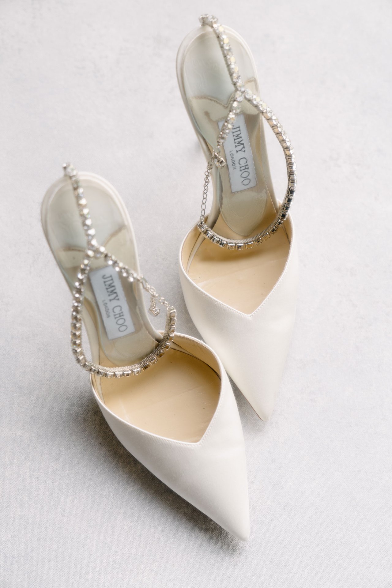 Jimmy Choo Heels with Crystal Straps