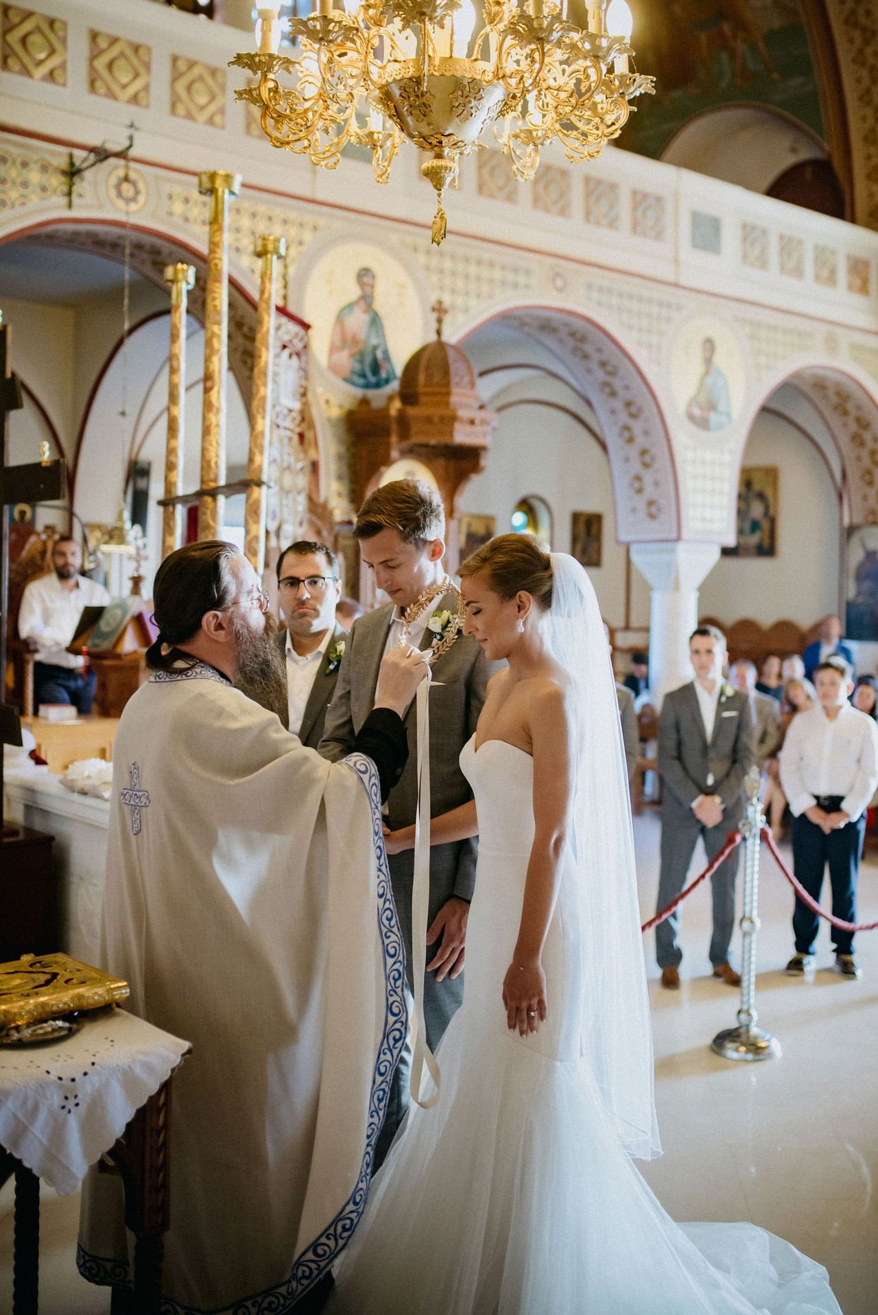 Greek Orthodox Ceremony in Santorini