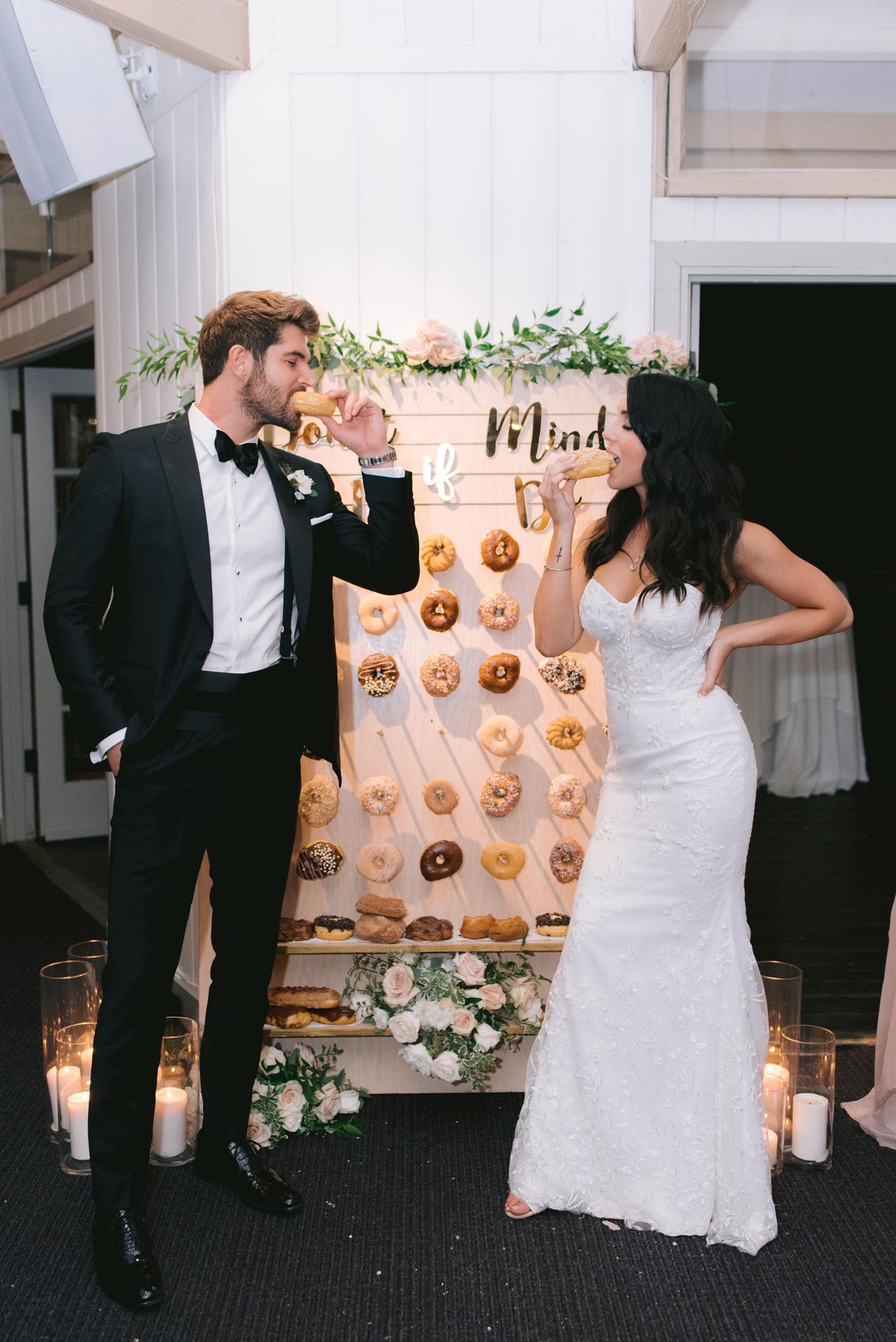 Nick Bateman & Maria Corrigan with Donut Wall