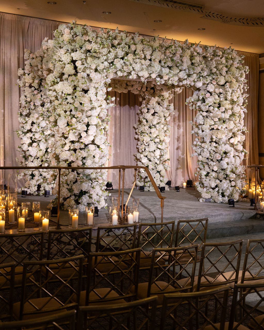 Stunning White Flower Chuppah