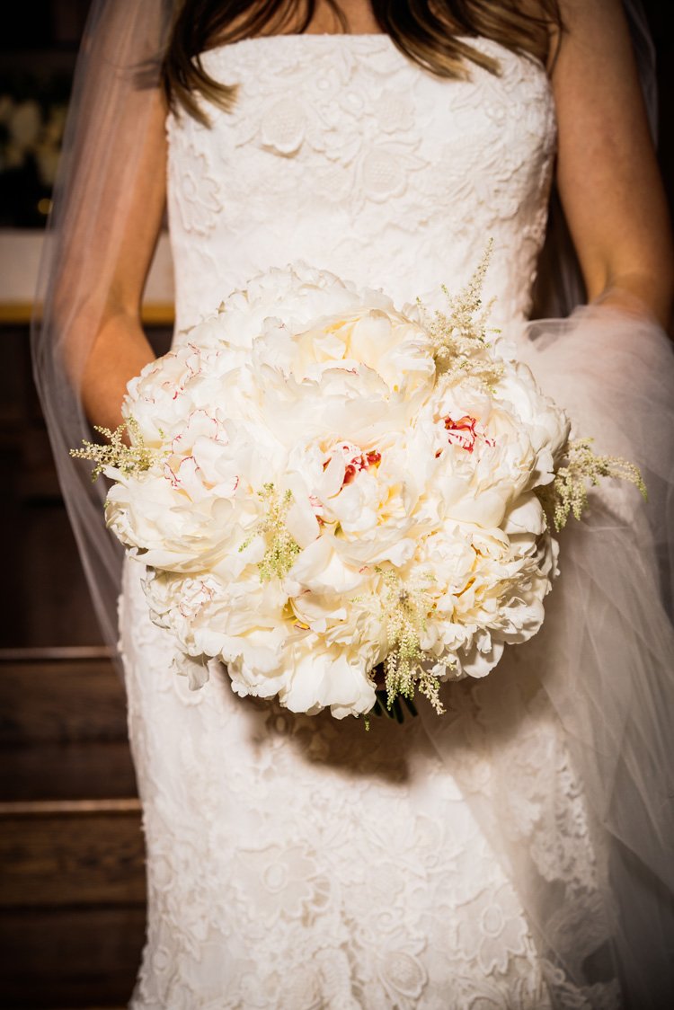 Round Peony Bridal Bouquet
