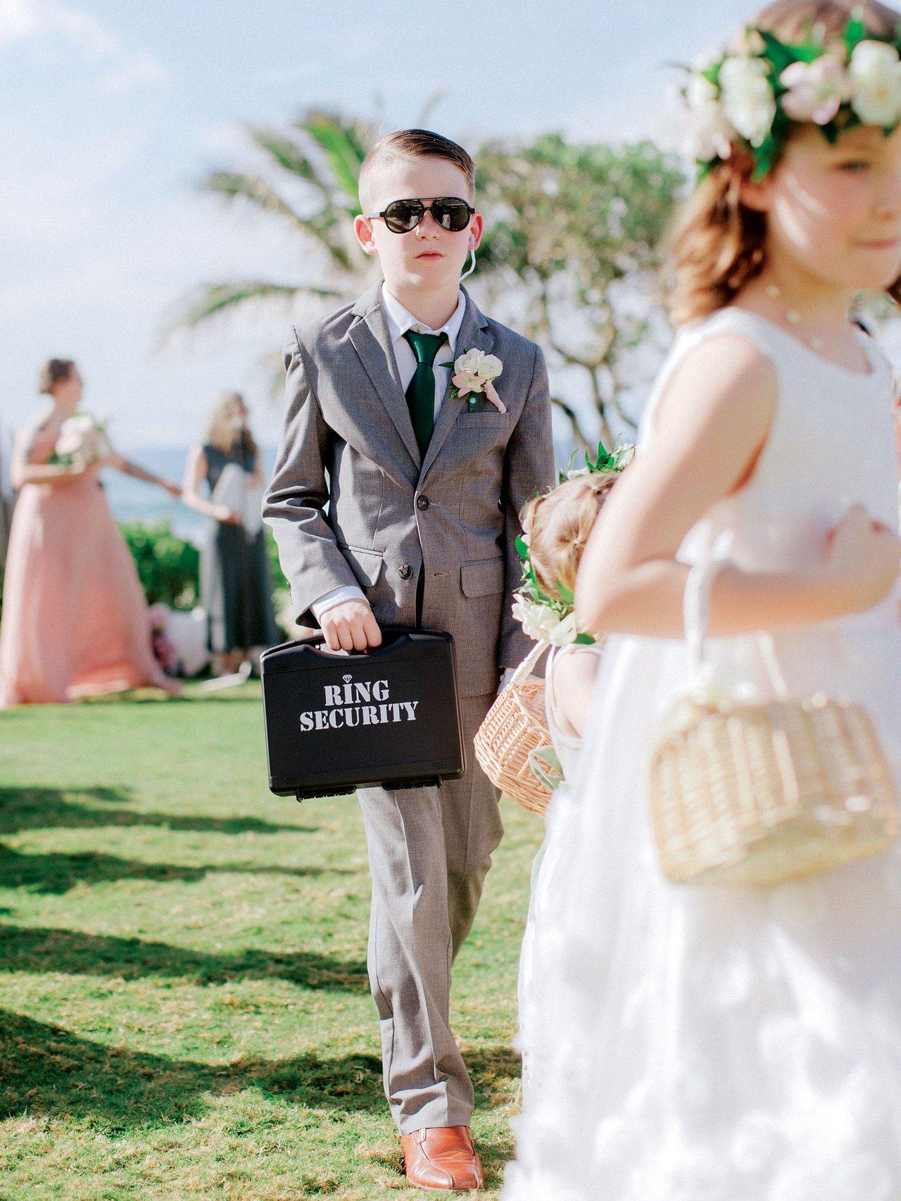 "Ring Security" Ring Bearer Briefcase