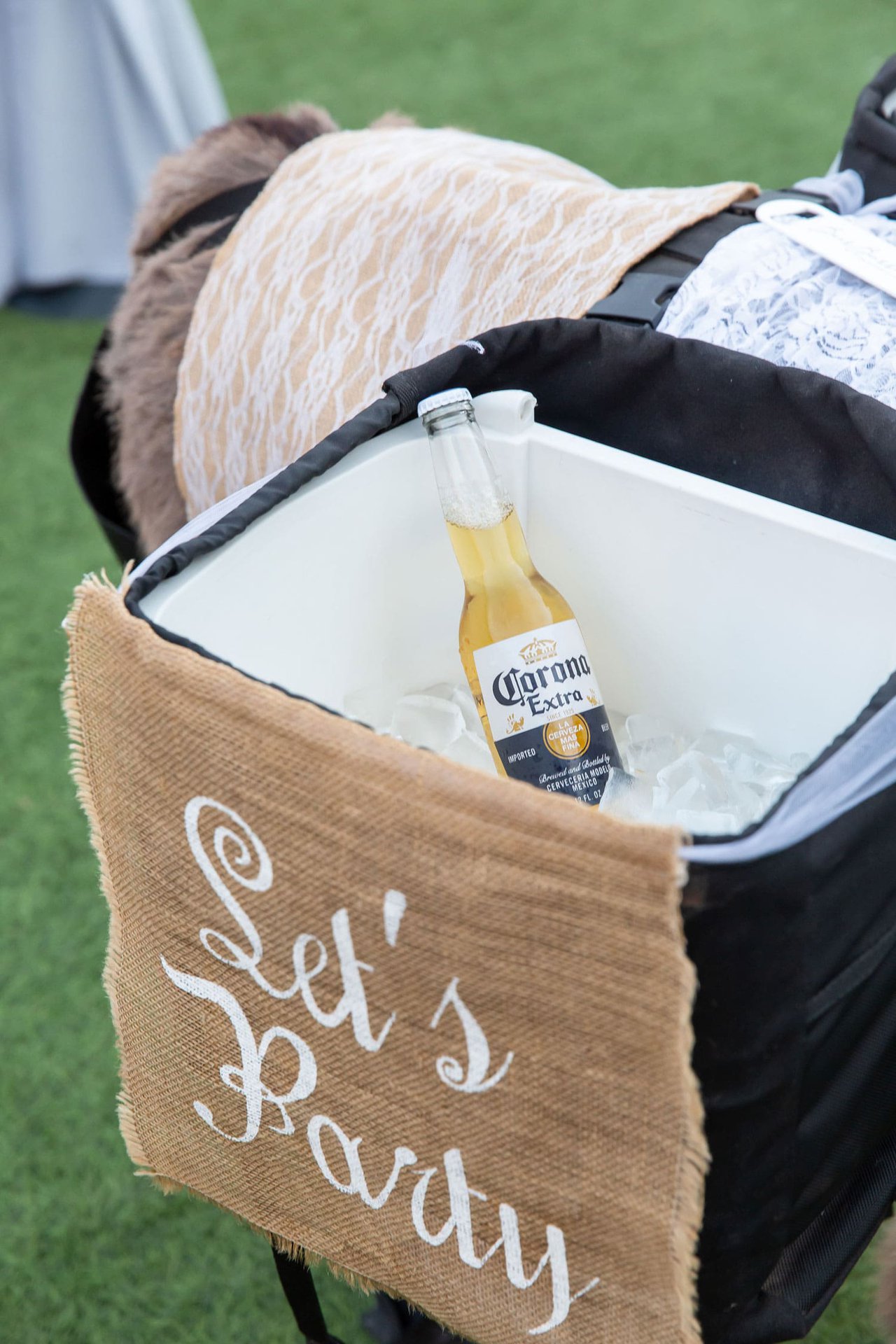 Corona Beer in Beer Donkey's Saddle Pouch