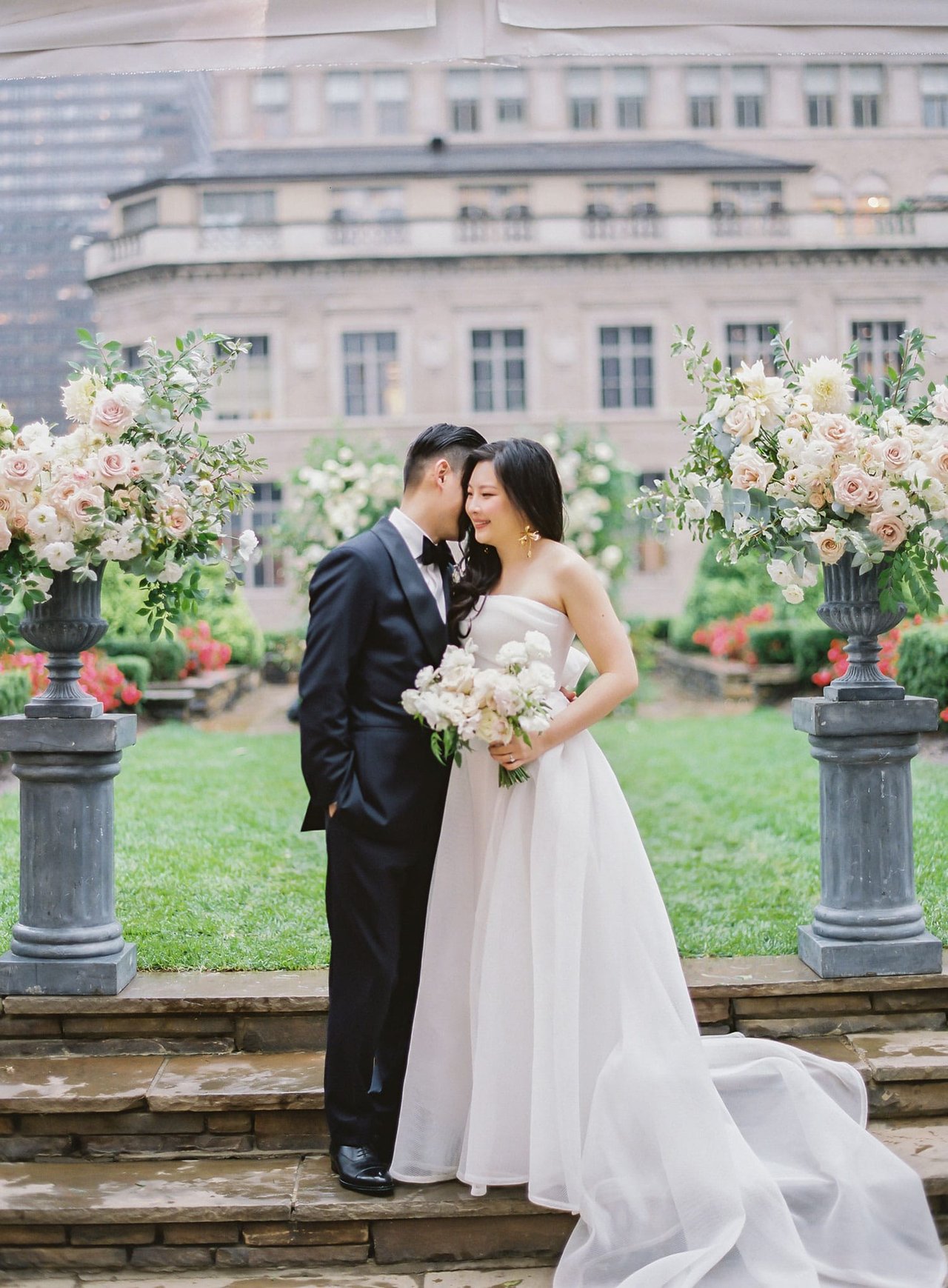 Couple's Portrait by Rooftop Ceremony