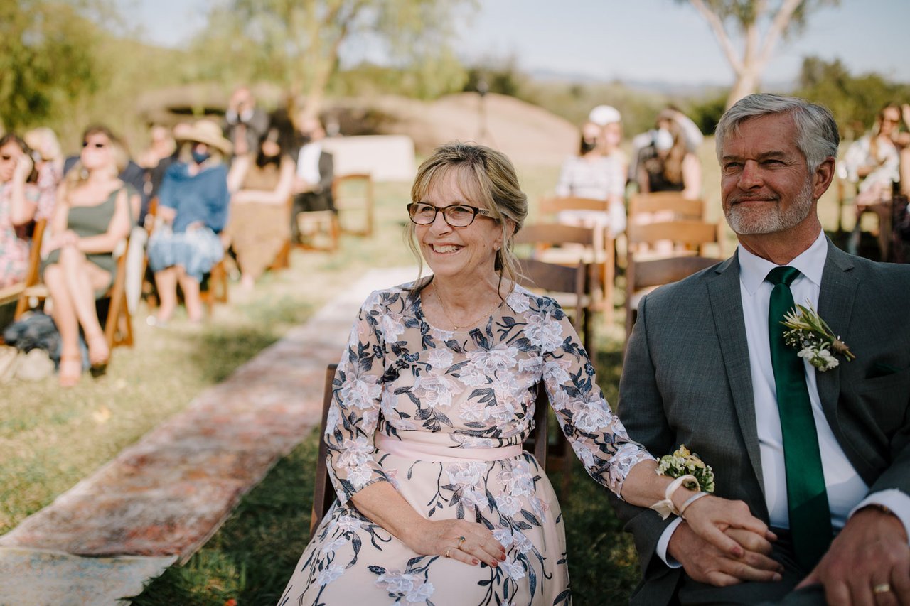 Parents of the Bride During Ceremony