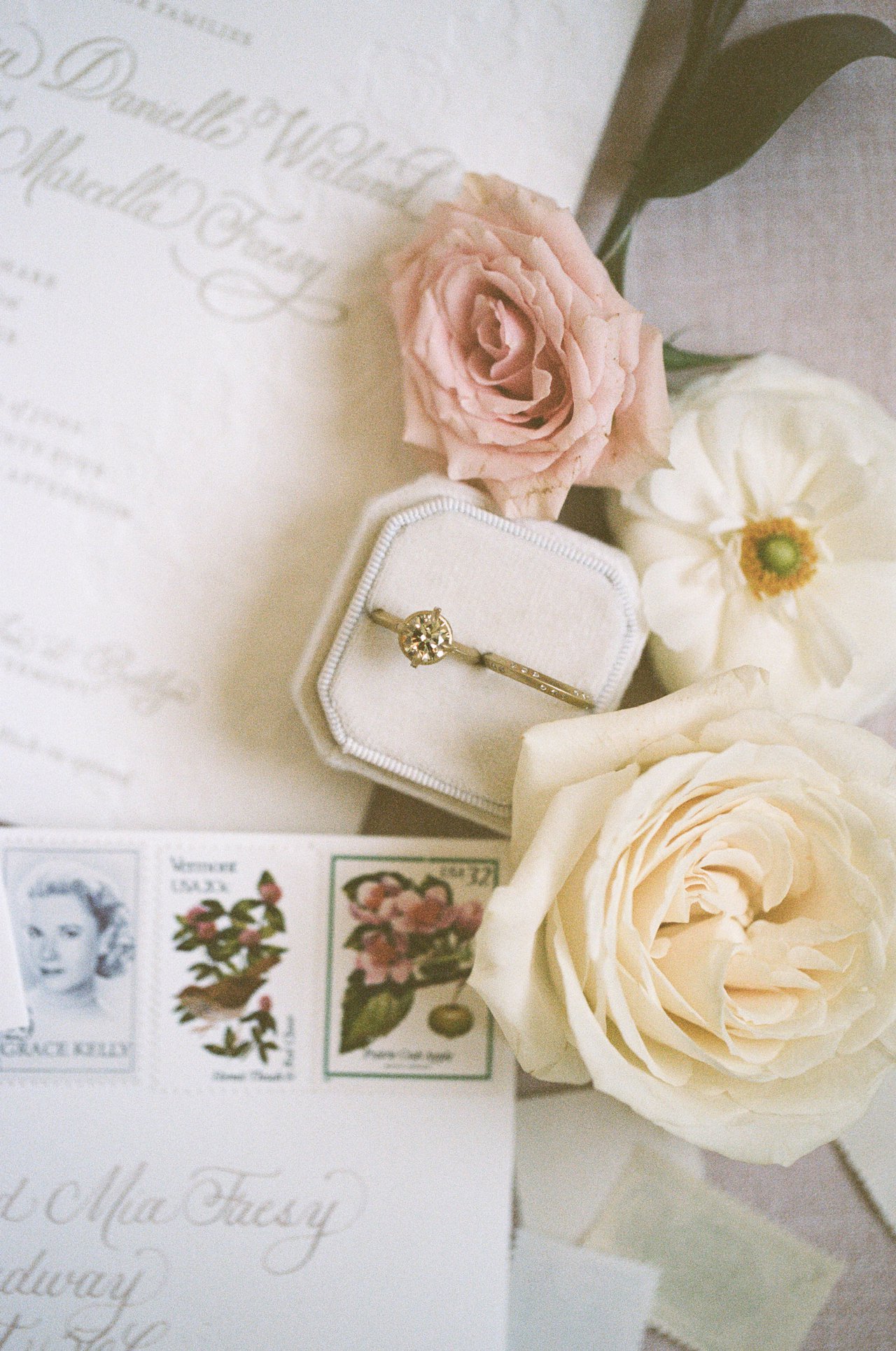 Vintage-Inspired Stamps & Wedding Rings