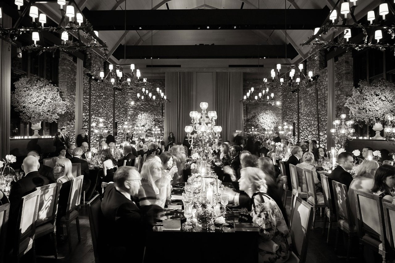 Guests Enjoying Intimate Reception