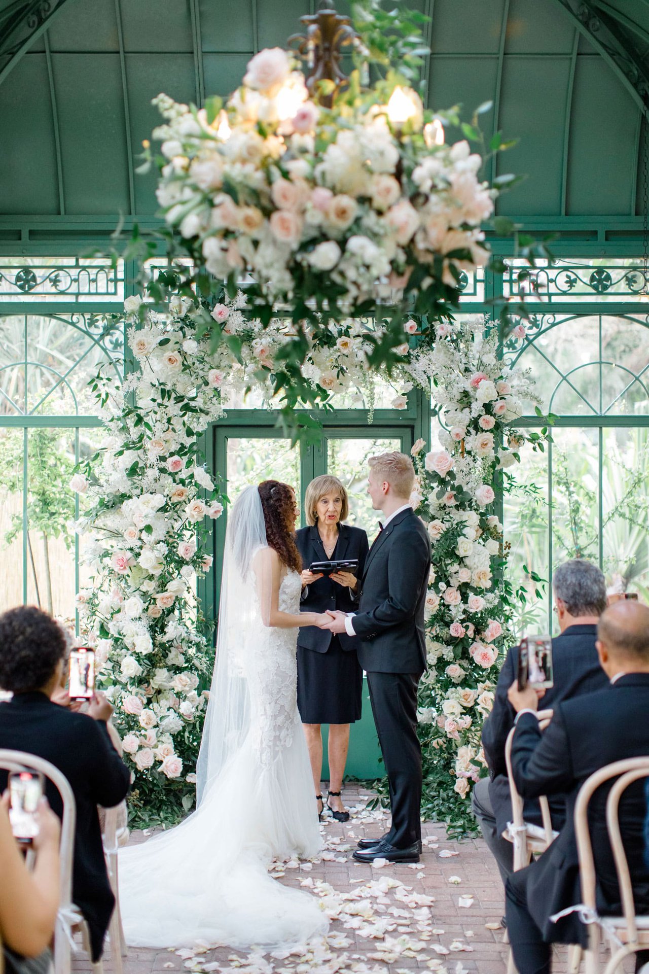 Intimate Bridgerton-Inspired Wedding Ceremony
