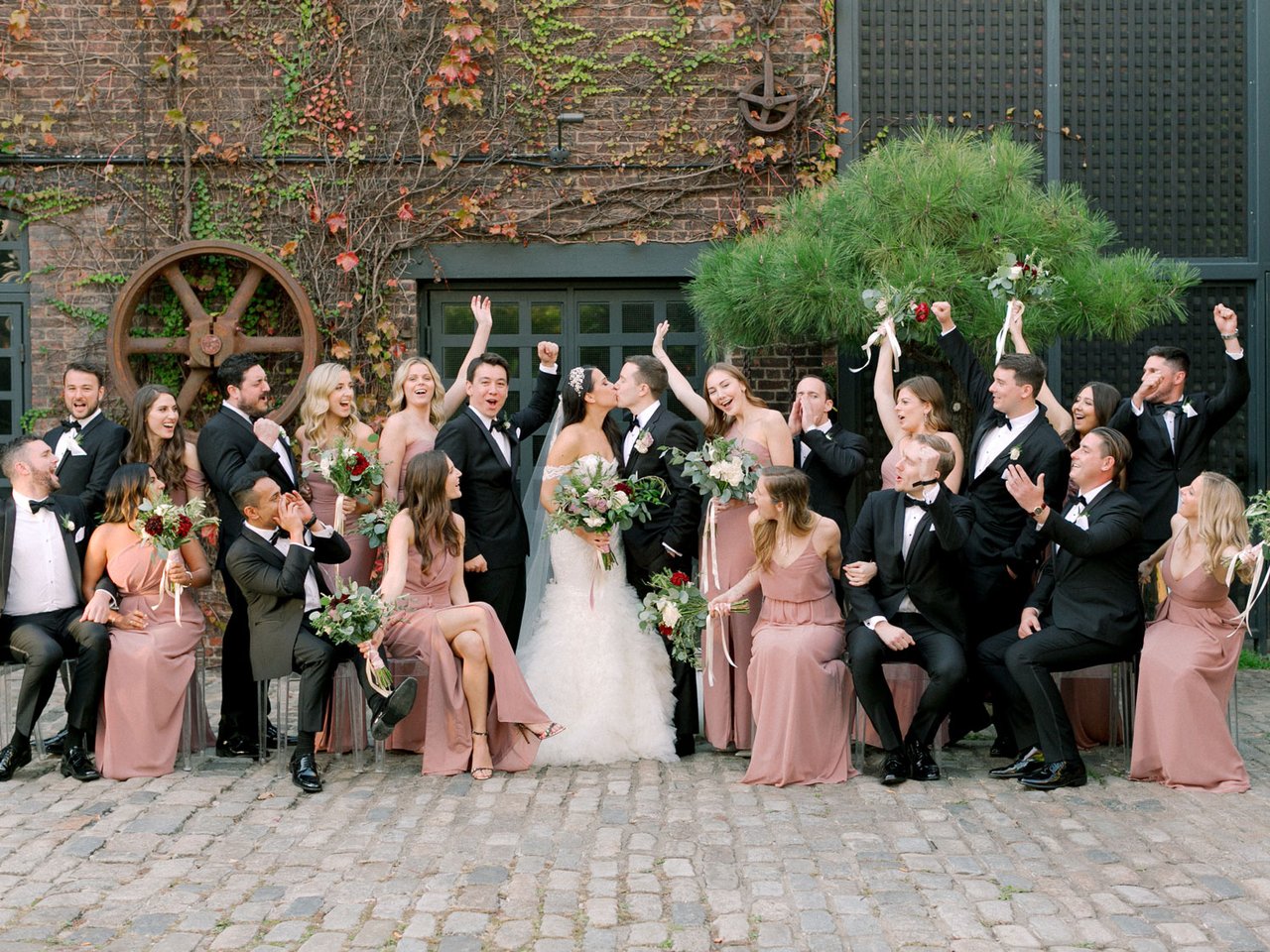 Bridal Party Photo in New York City