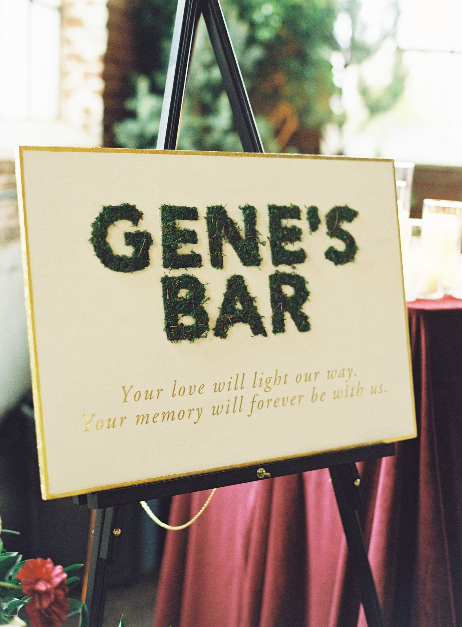 Custom Bar Sign to Honor Father