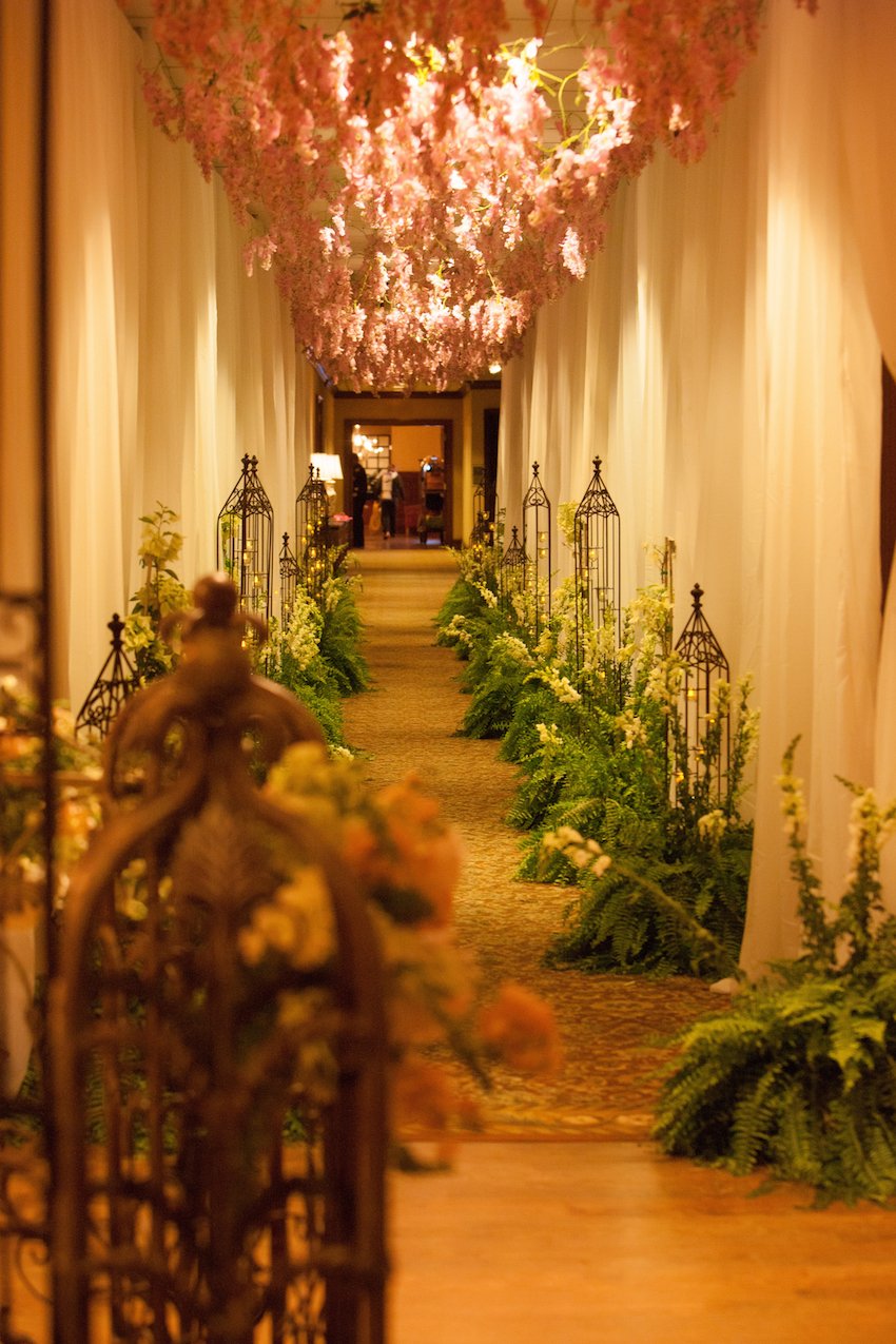 Nature-Inspired Hallway to Ballroom