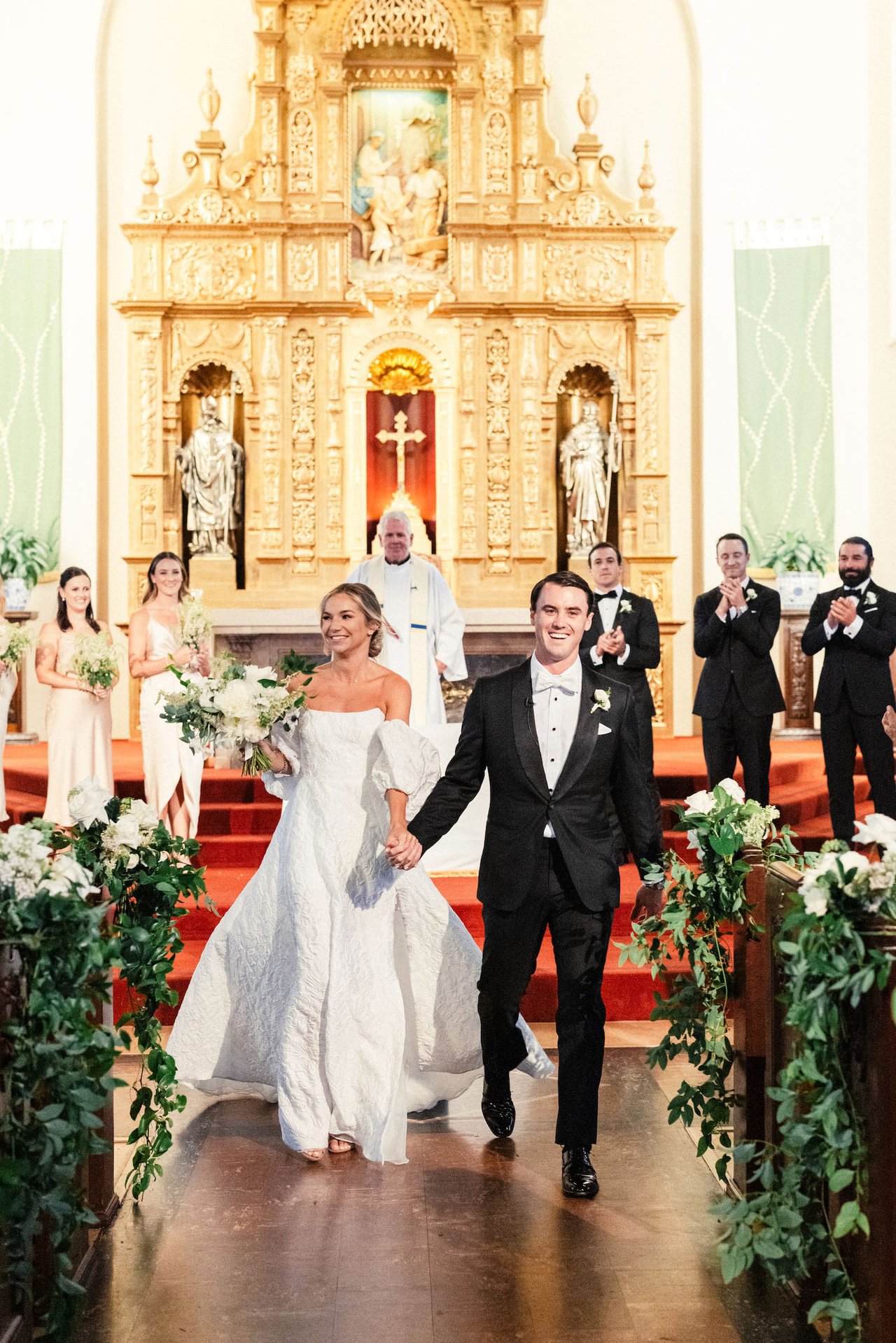 Happy Bride & Groom Church Recessional