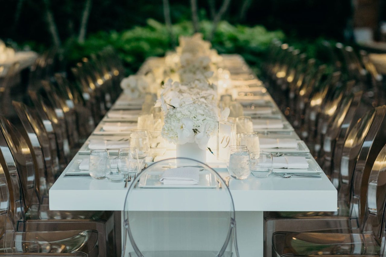 Minimalist-Modern Wedding with a Clean, White Color Palette