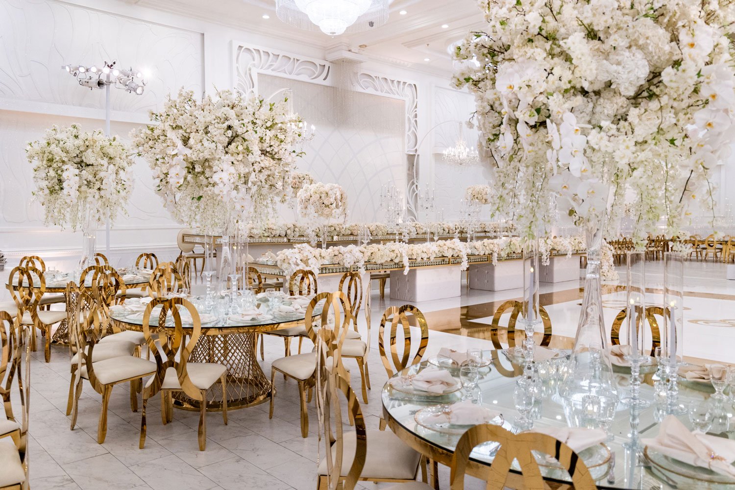 An Outdoor Wedding with a Tropical + Garden Design in Beverly Hills