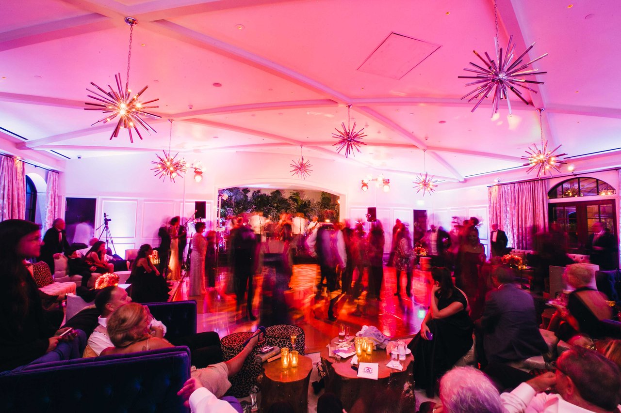 Guests Dancing in Club-Theme Ballroom