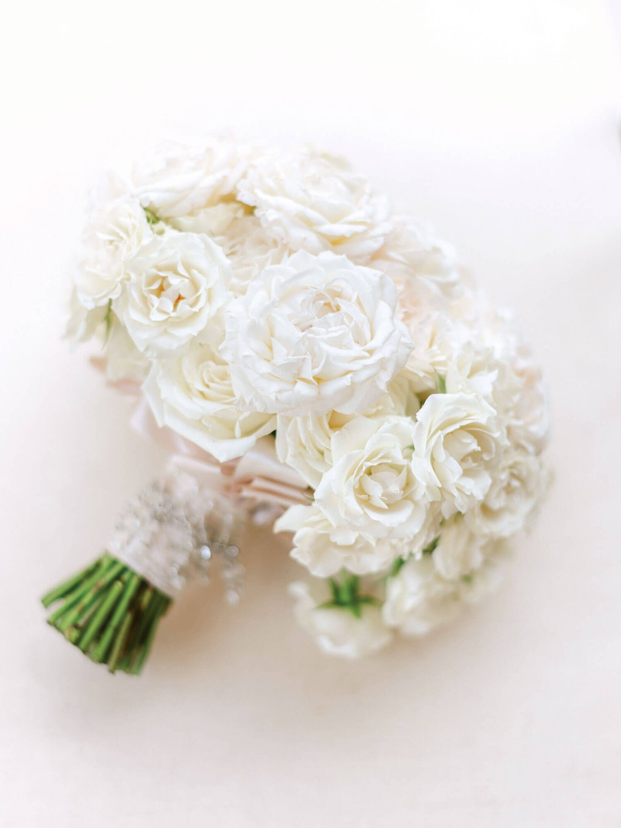 White Rose Bridal Bouquet
