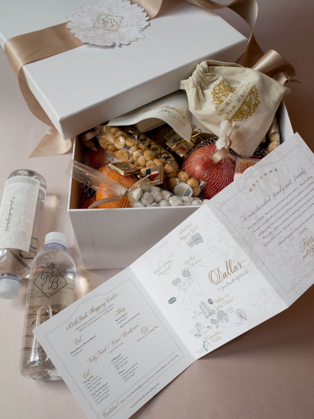 Welcome Box with Snacks & Map
