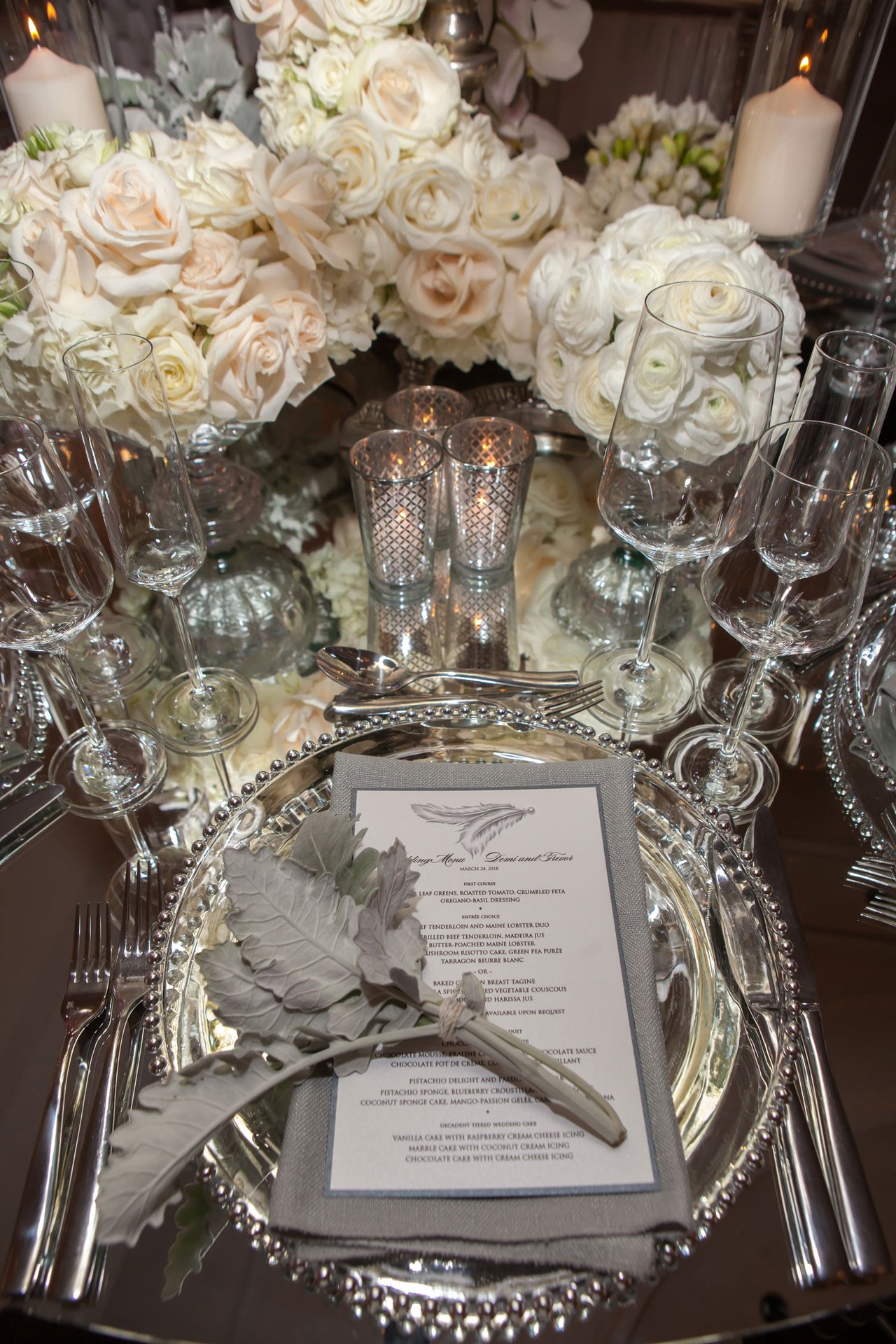 Silver & Mirror Place Setting