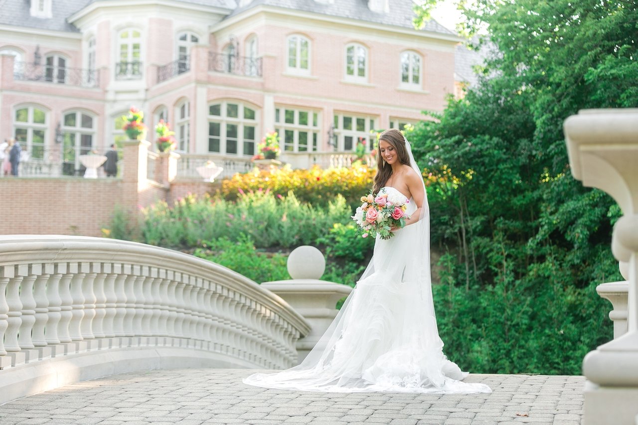 Bridal Portrait on Bridge