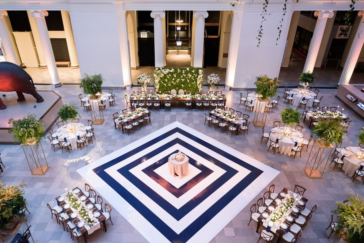Aerial View of Museum Reception