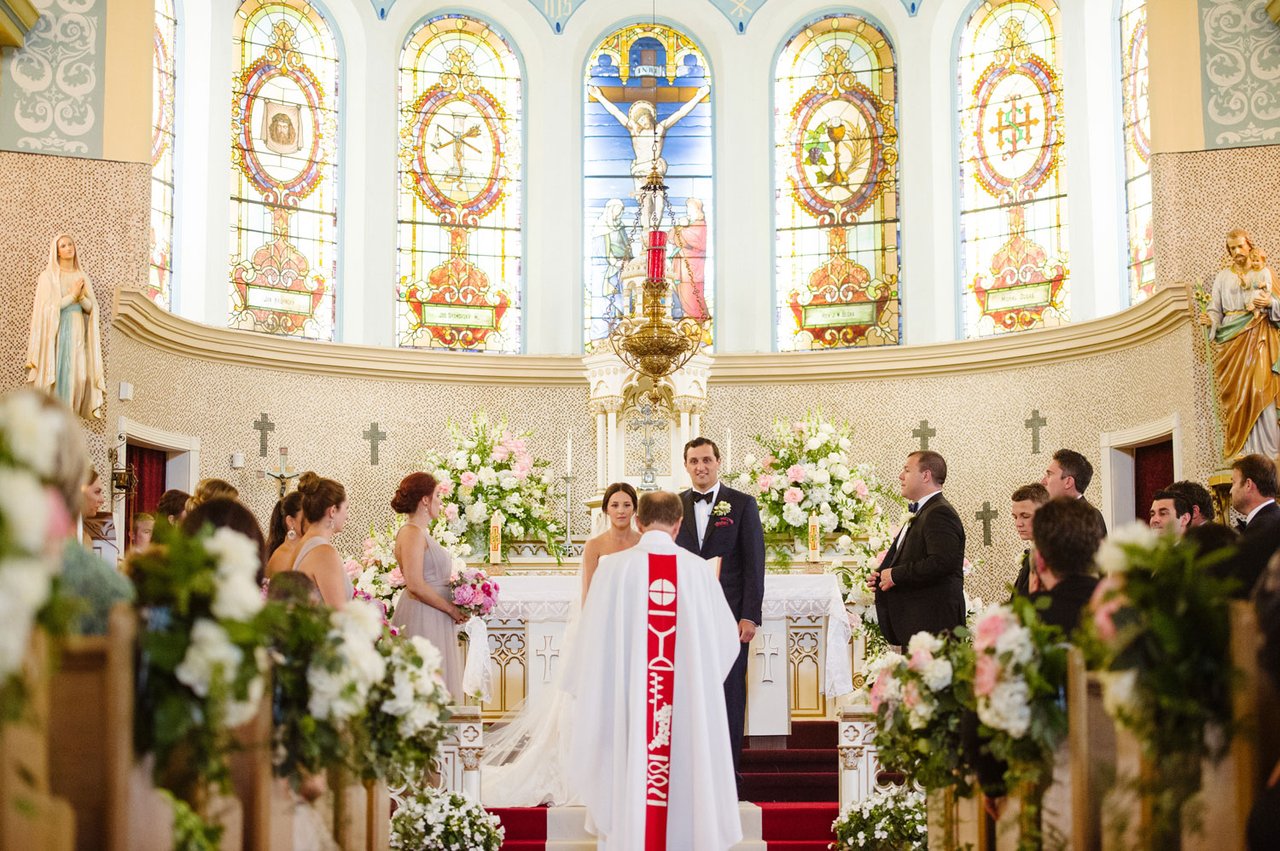Priest at Church Wedding Ceremony