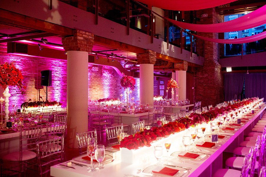 Pink and Red Reception