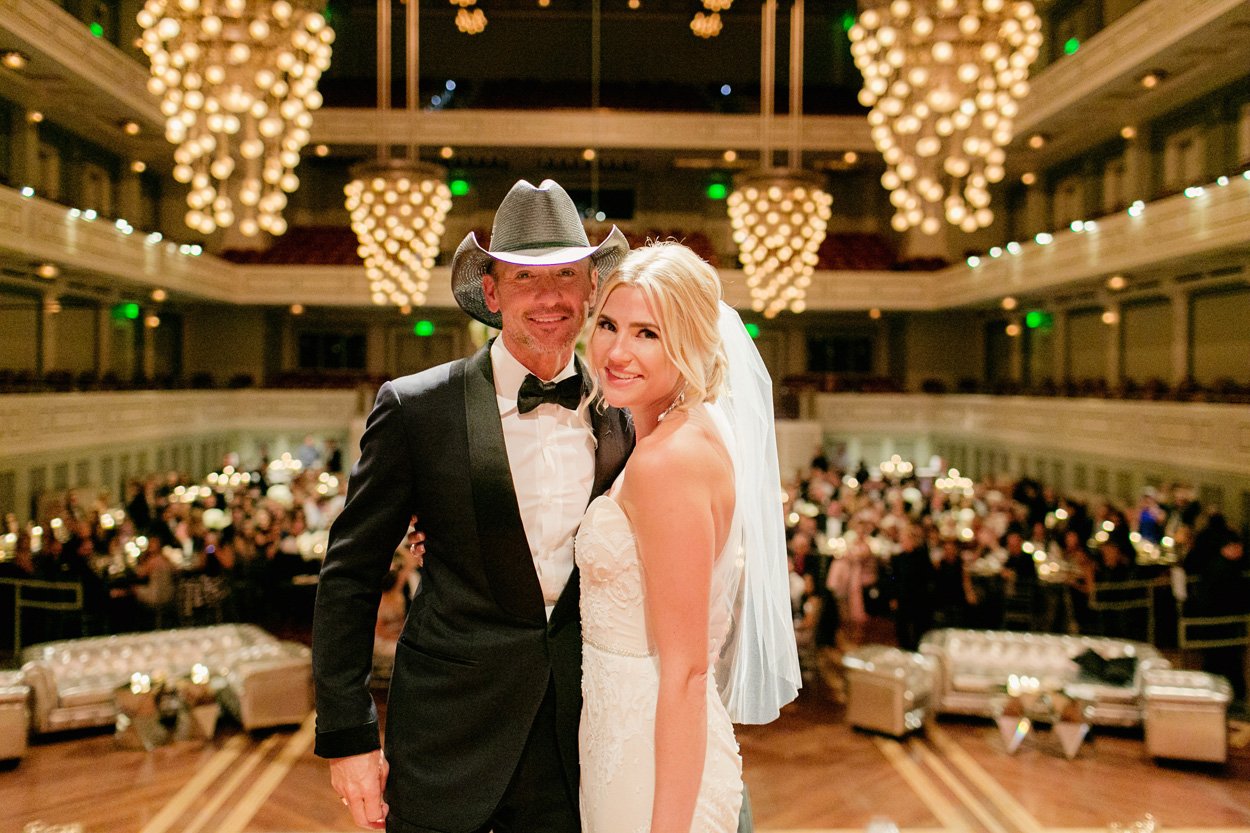 Bride with Tim McGraw
