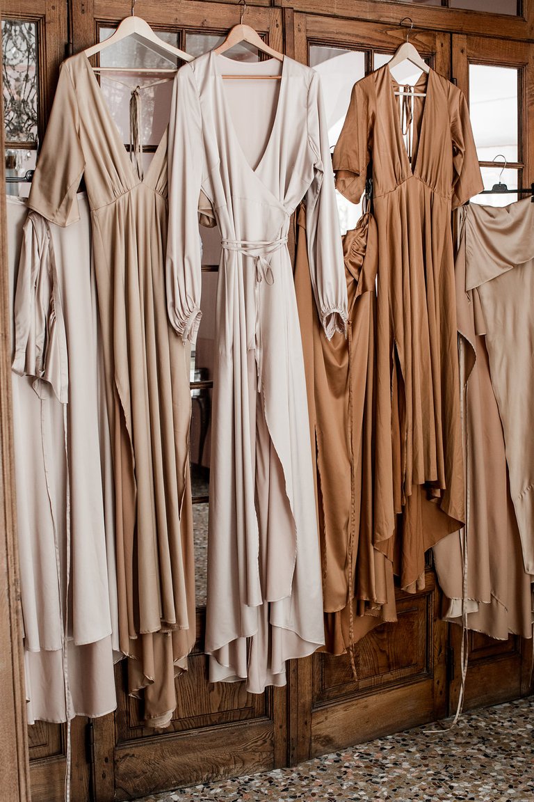 Earthy Bridesmaid Gowns