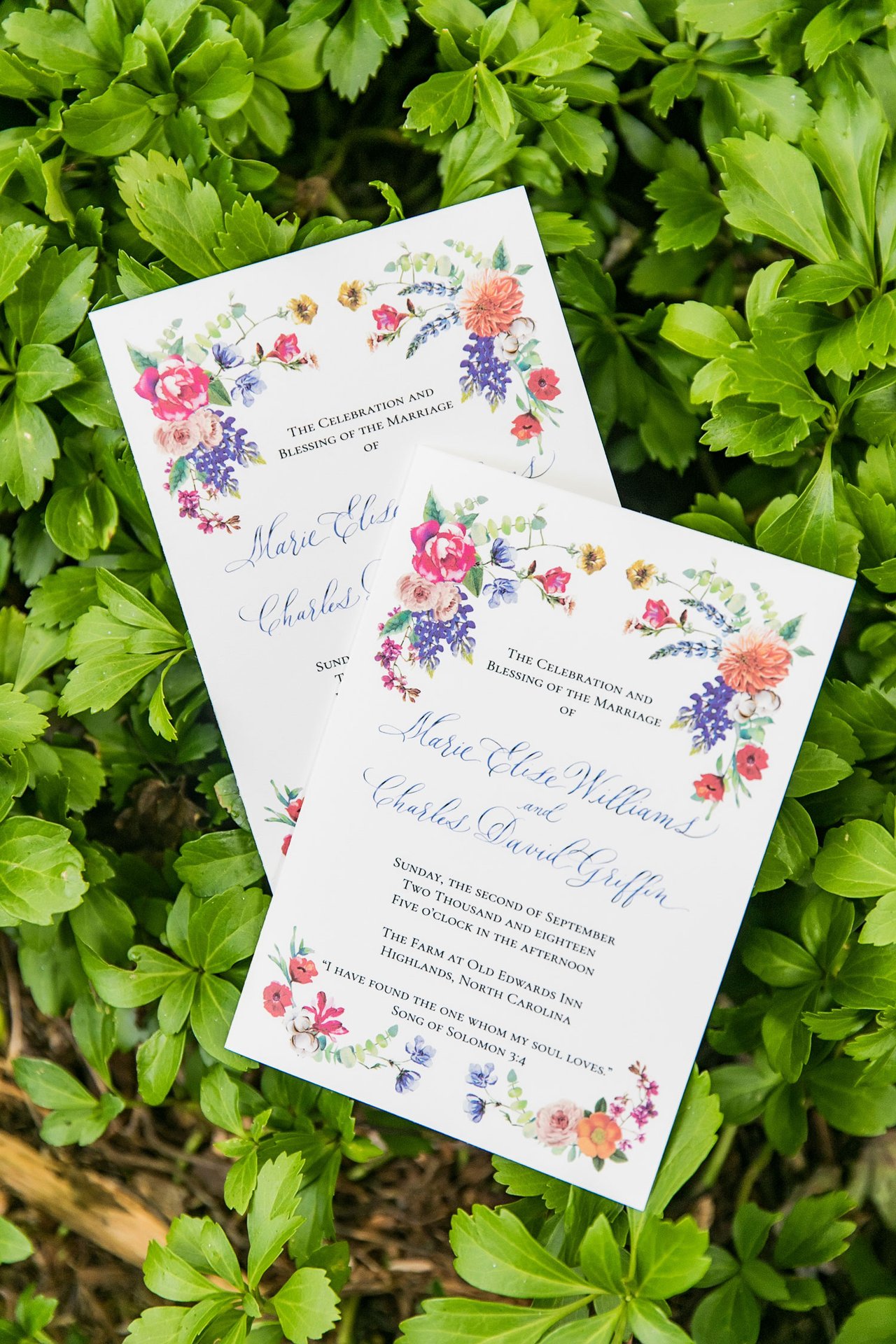 Colorful Wedding Invitations