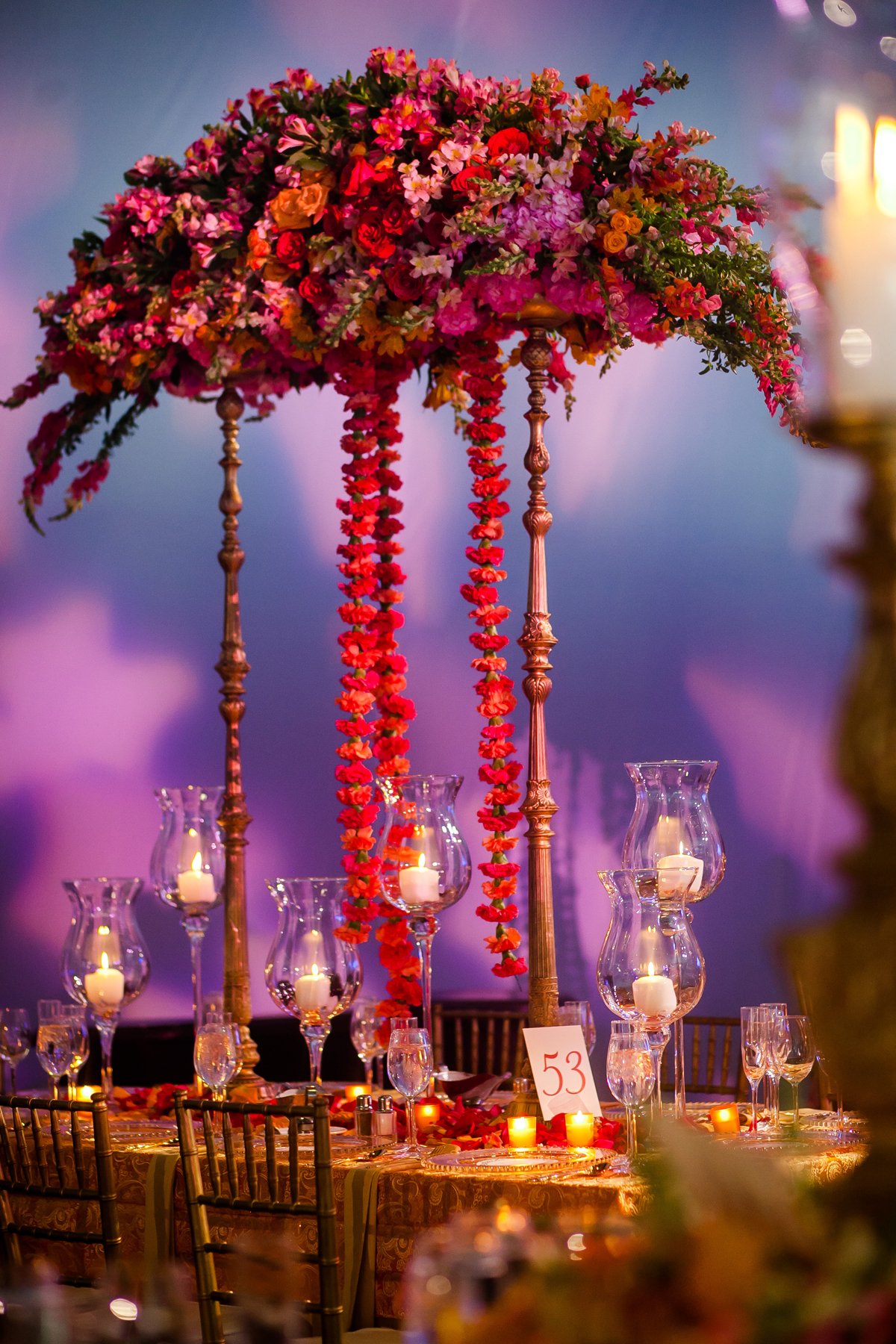 Fan-Shaped Centerpiece