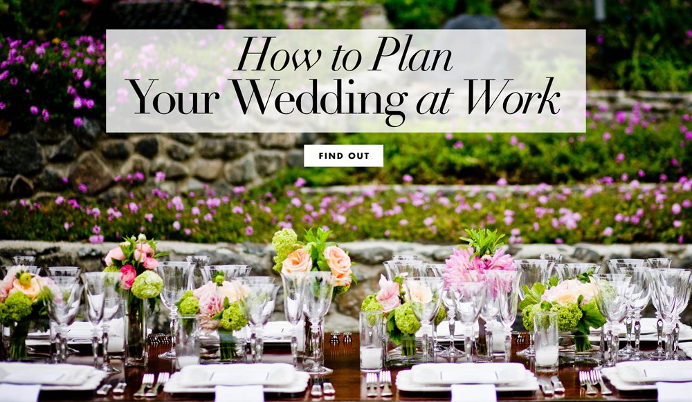 Tips on Planning Your Wedding at Work Effectively
