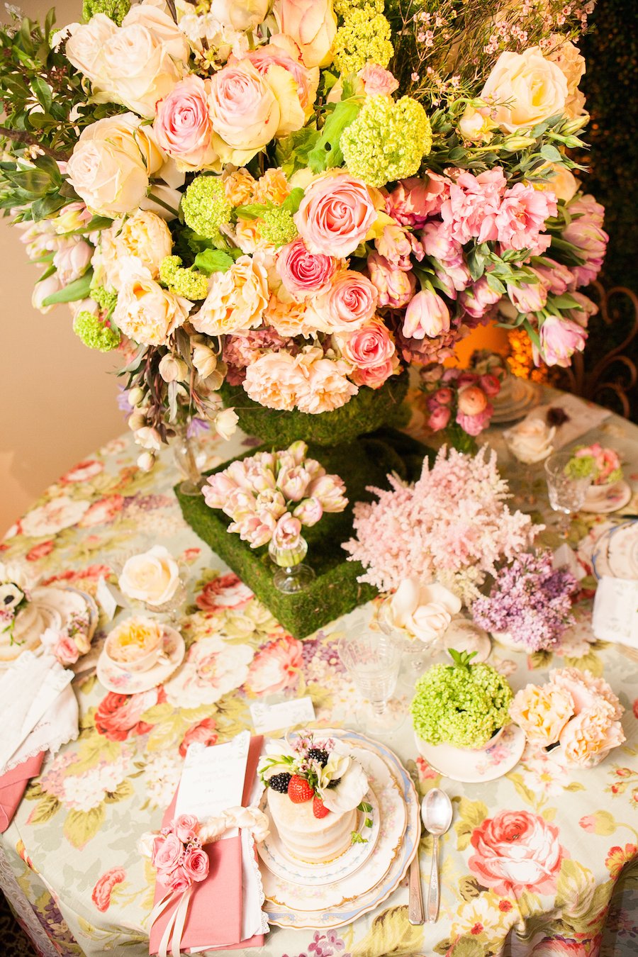 Floral Afternoon Tea Tablescape