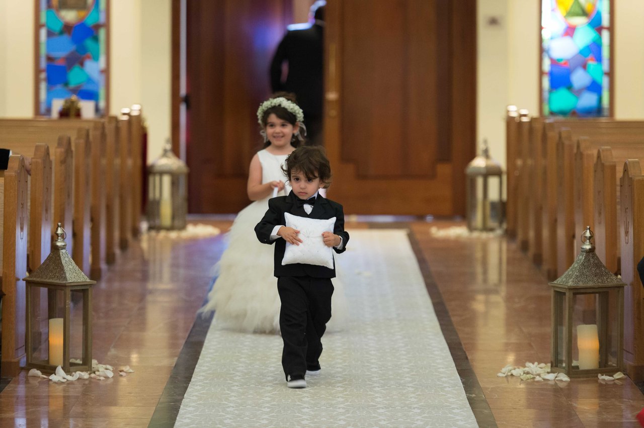 Church Wedding Flower Girl & Ring Bearer