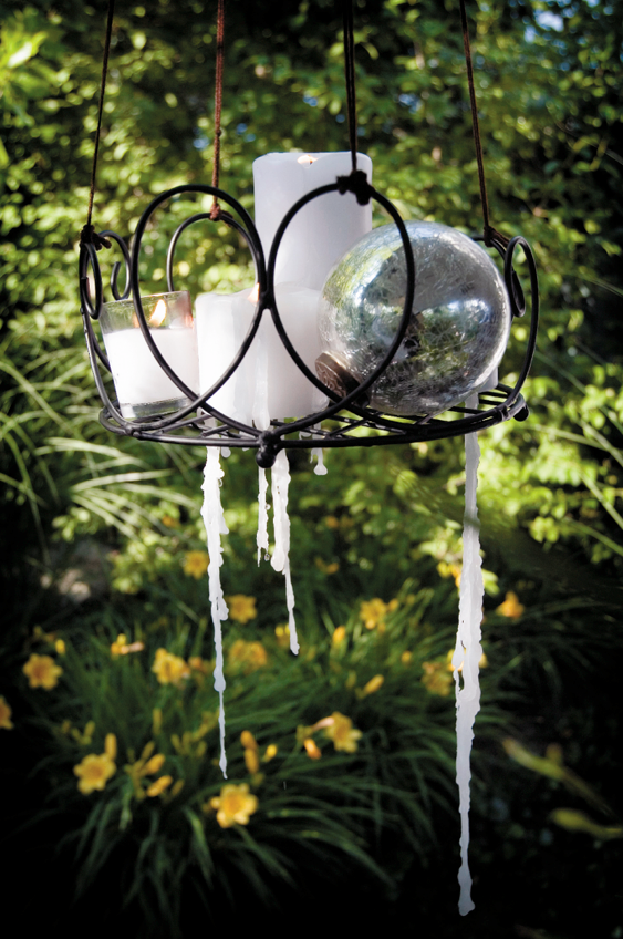 Candles Suspended Overhead