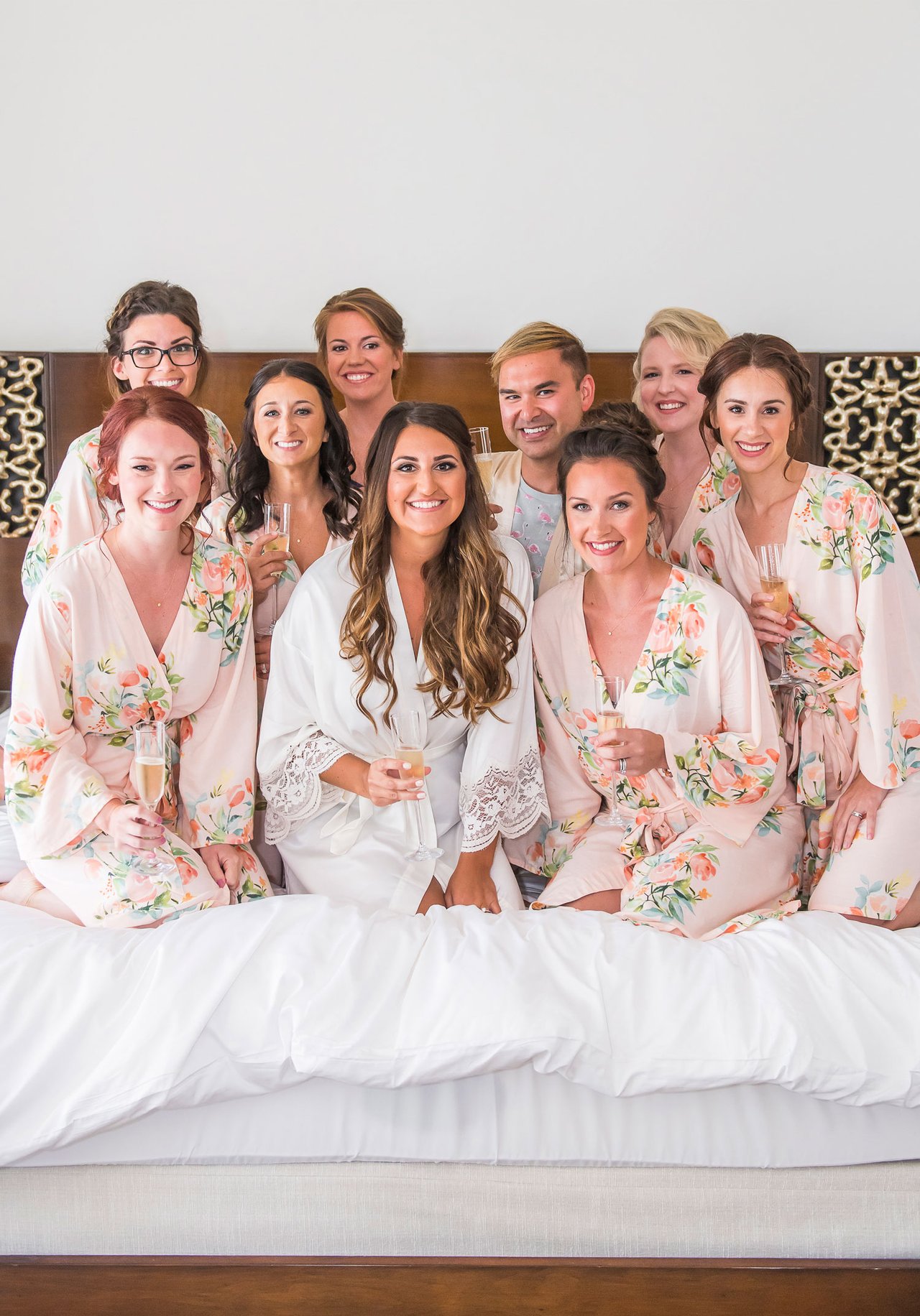 Bridesmaids & Bridesman in Robes