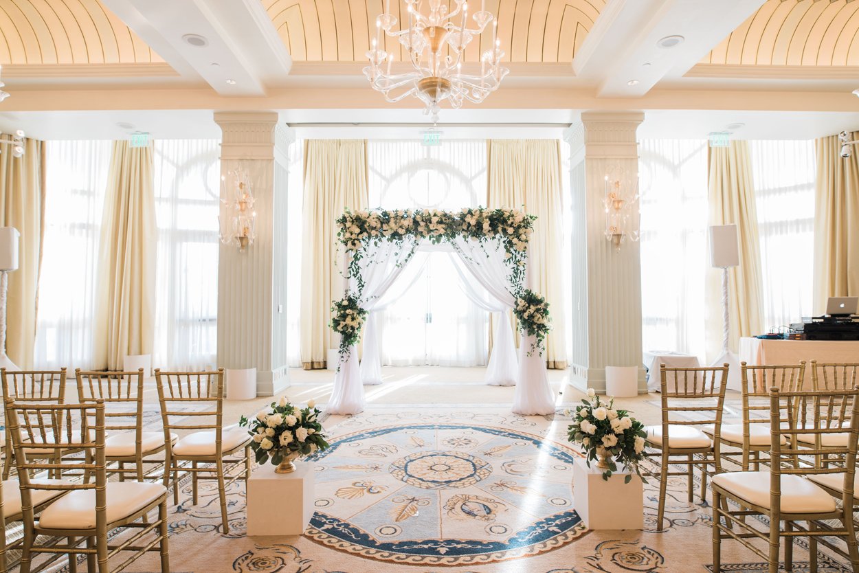 Elegant Indoor Ceremony in Santa Monica