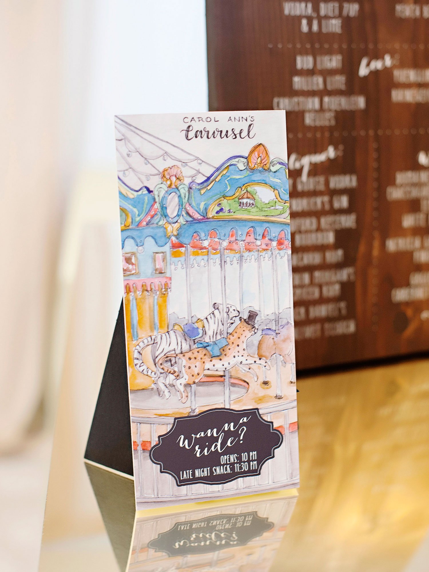 Carousel Illustration Invitation