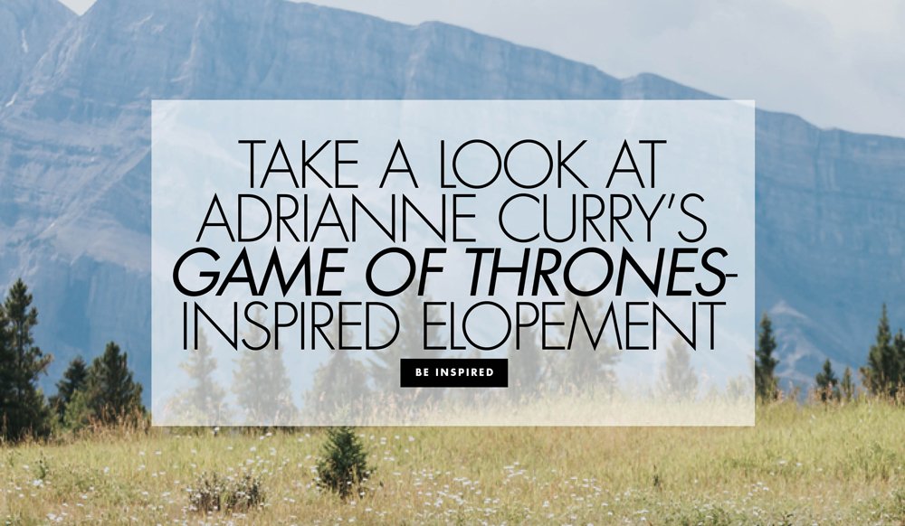 See the Original 'America's Next Top Model' Adrianne Curry's Elopement ...