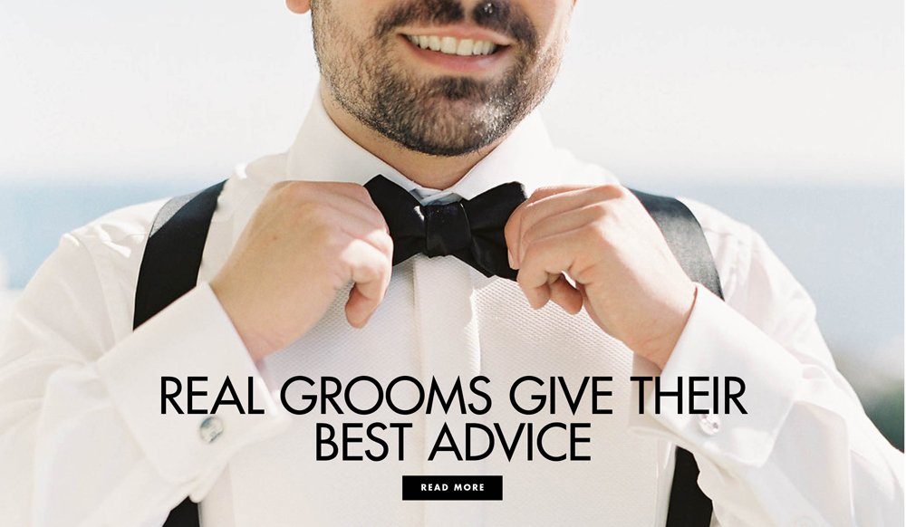 20 Real Grooms Share Their Best Wedding Advice