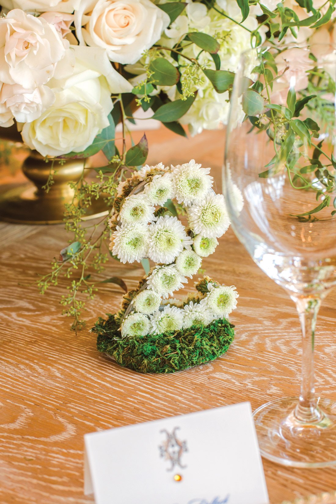 Blooming Table Number