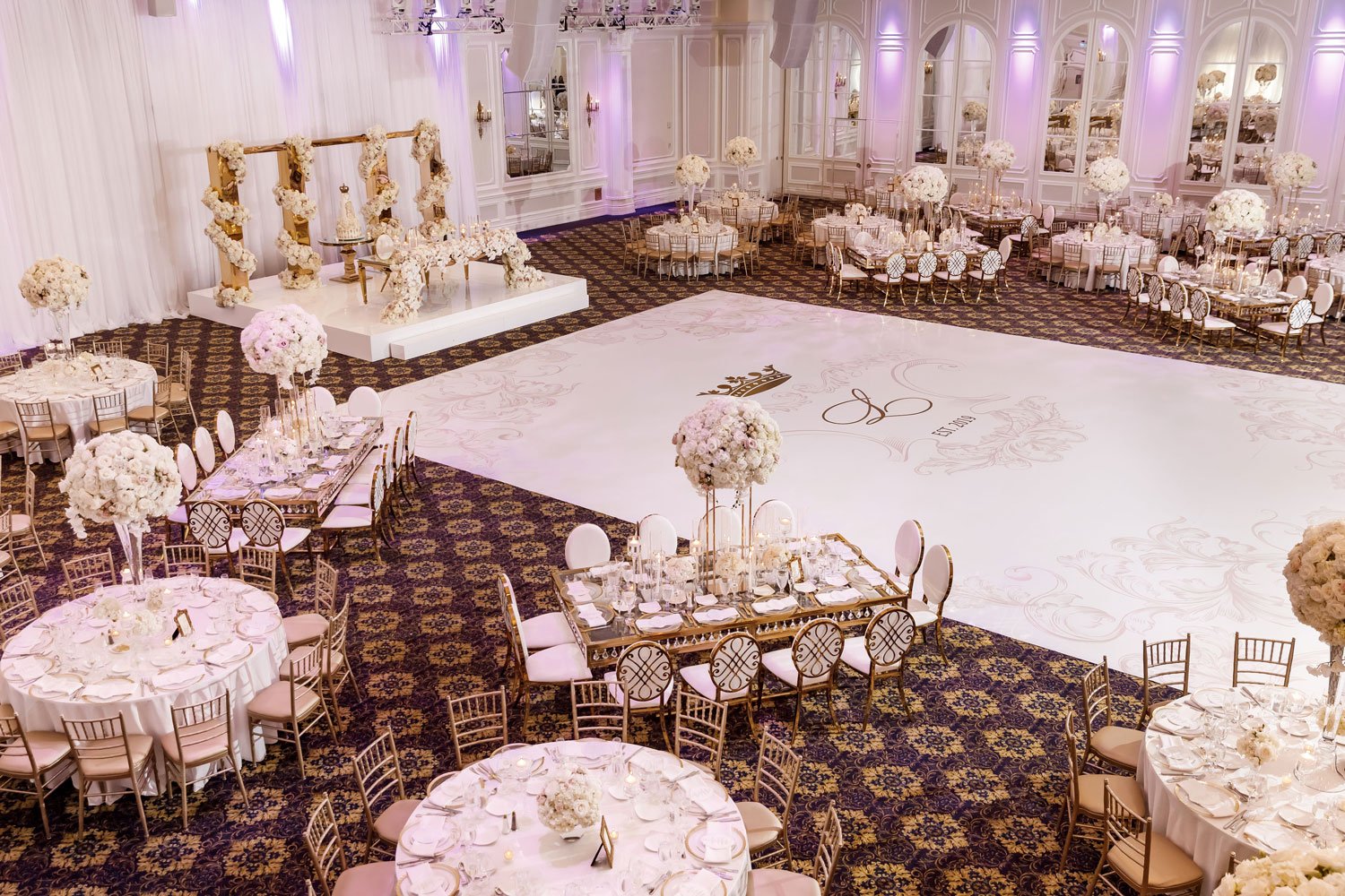 Luxurious Royal-Inspired Ballroom Real Wedding at a Castle Venue ...