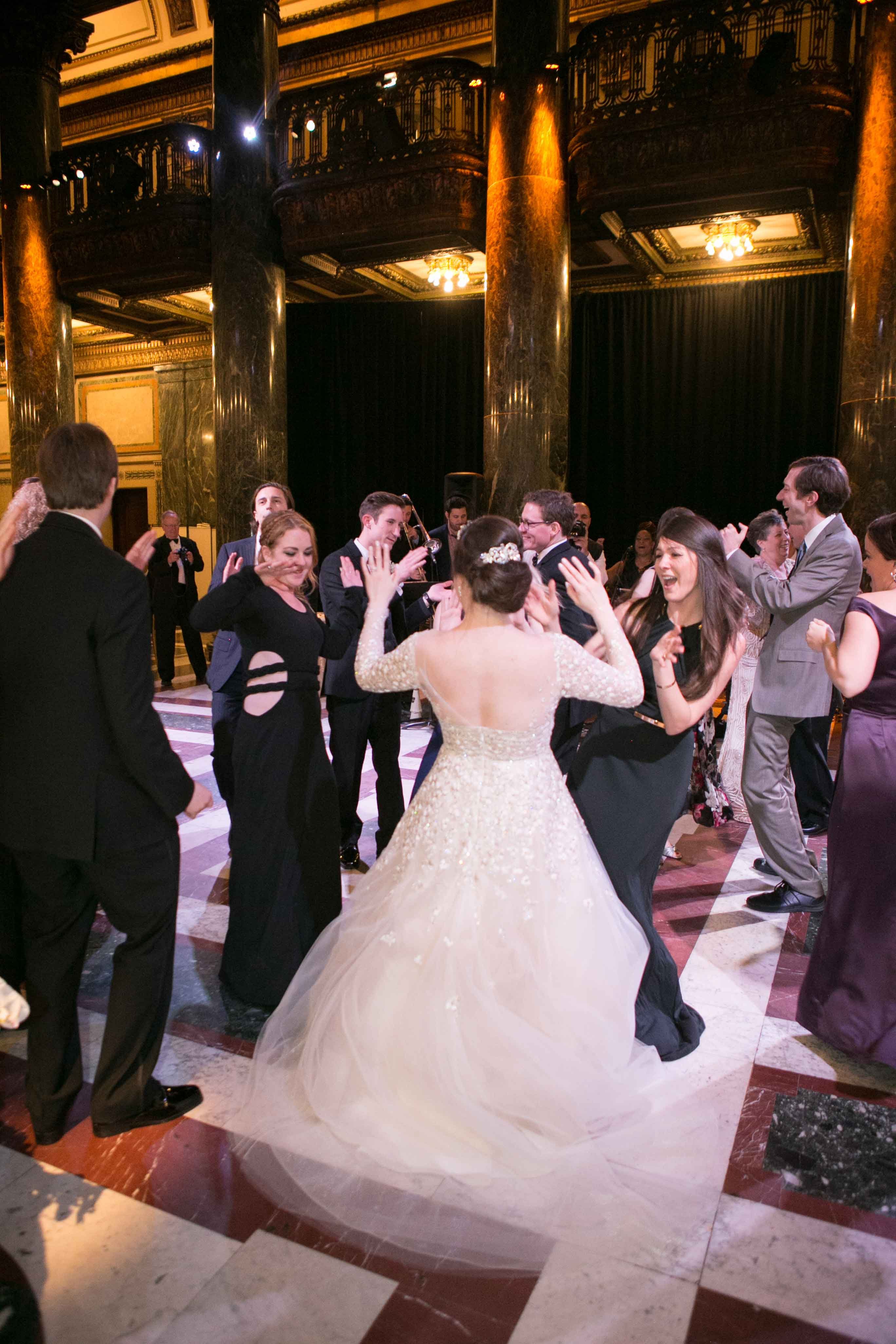 Bride Twirling at Wedding Reception