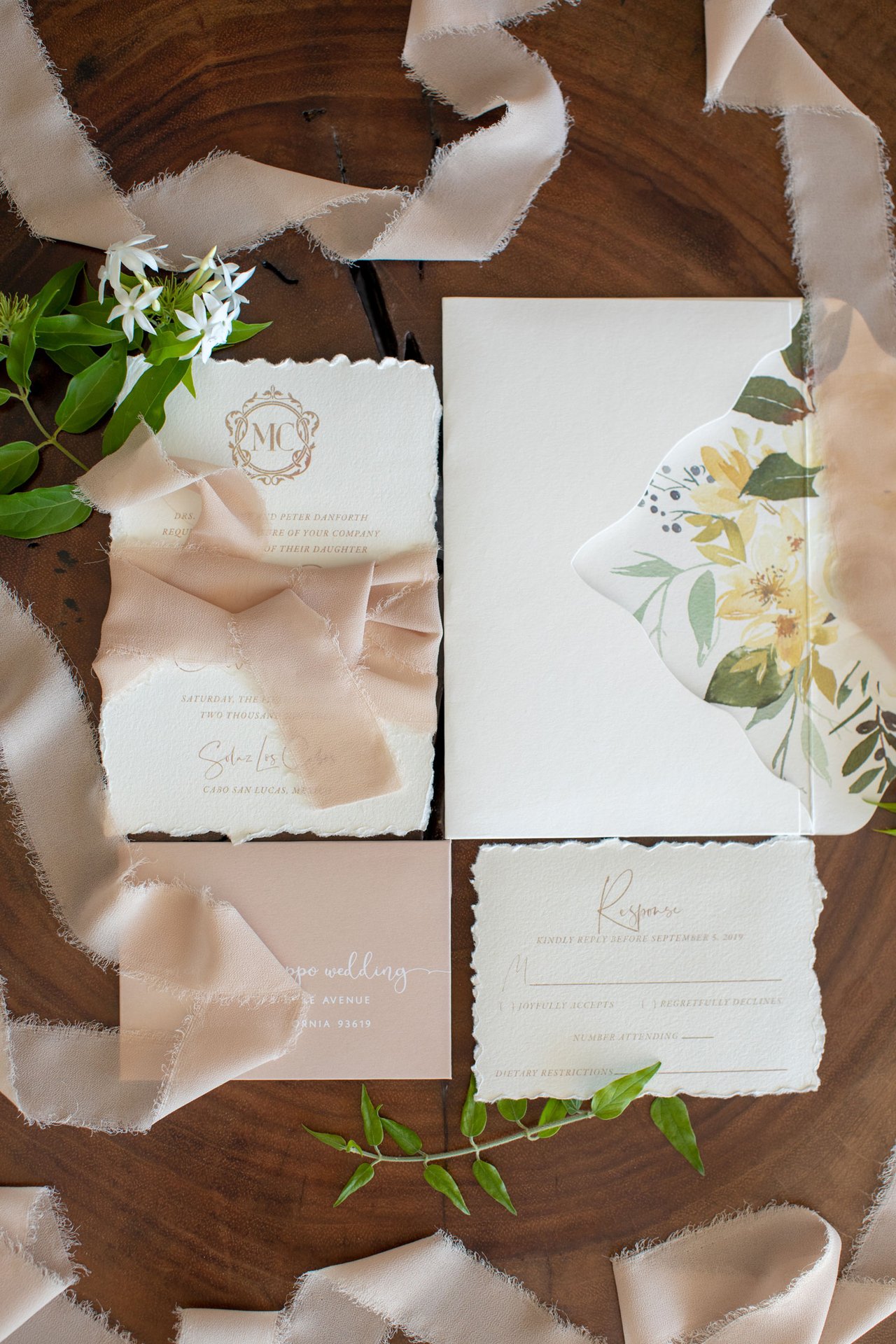 Soft-Hued Invitation Suite