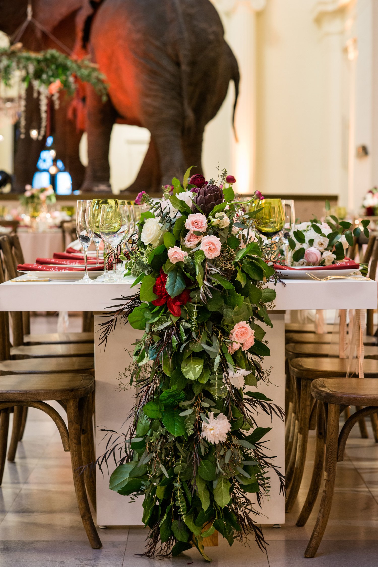 Head Table Verdure & Floral Runner