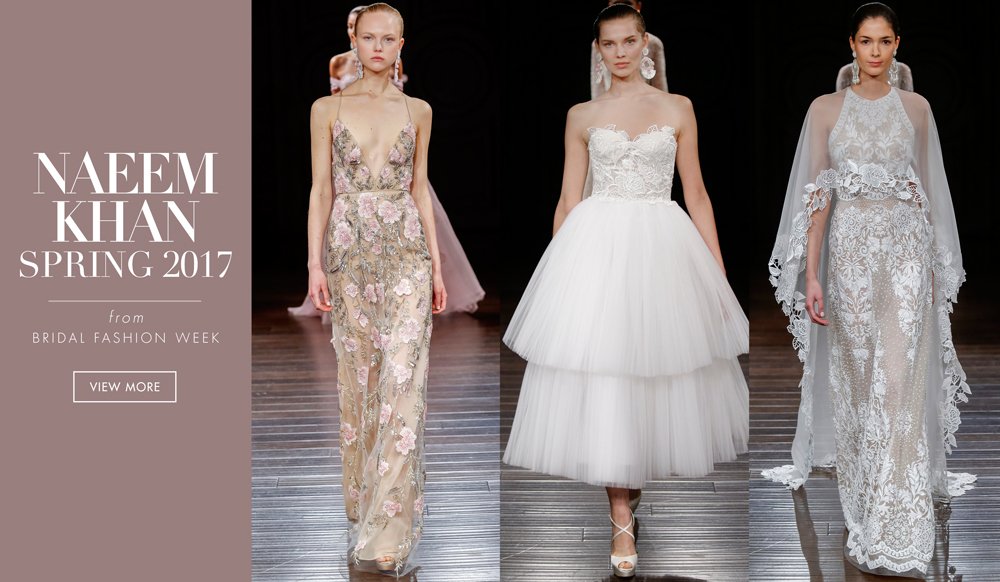Innovative & Imaginative Gowns from Naeem Khan Bridal Spring 2017