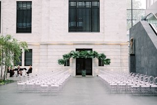 Modern Museum Wedding Ceremony