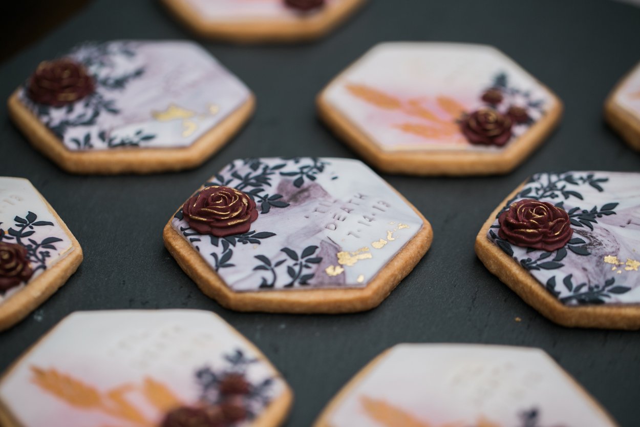 Painted, Embossed Cookies