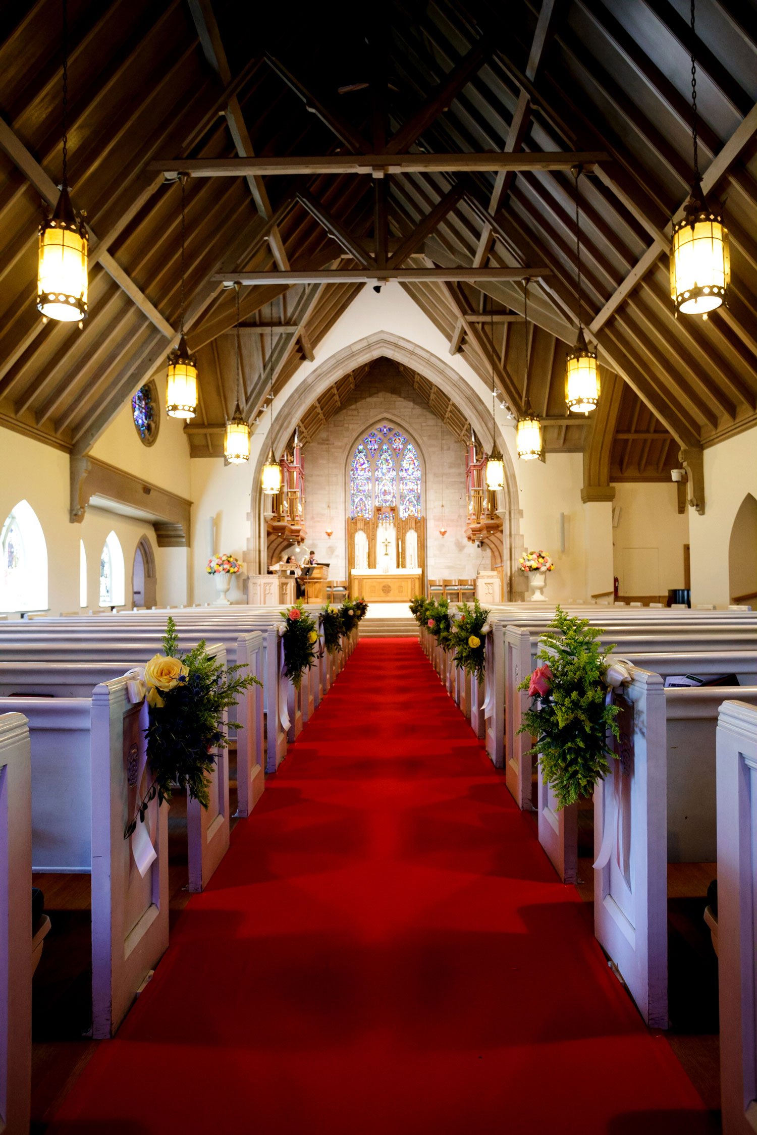 Church Ceremony + Colorful Tented Reception at a Private Residence ...