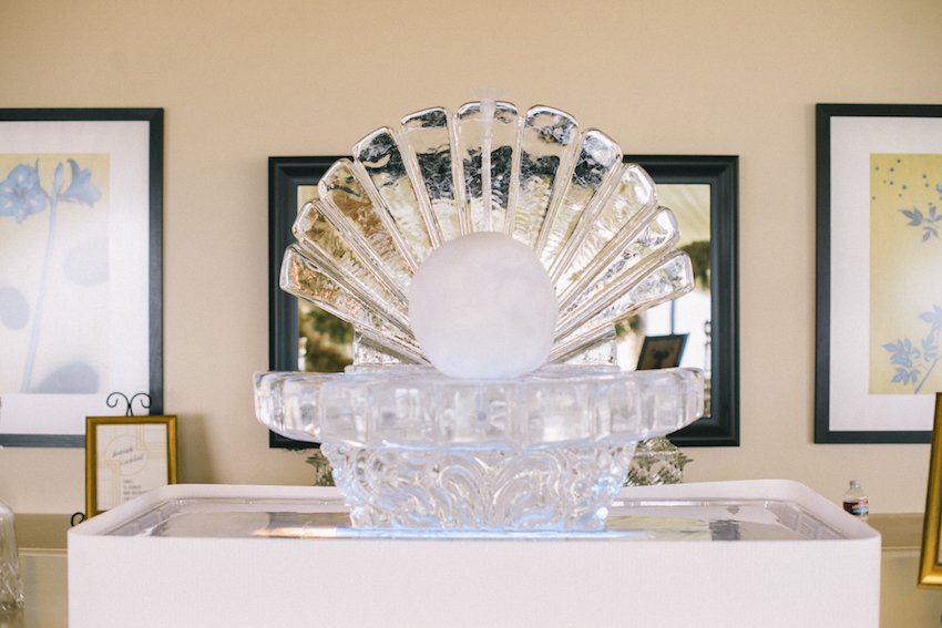 Seashell Ice Sculpture