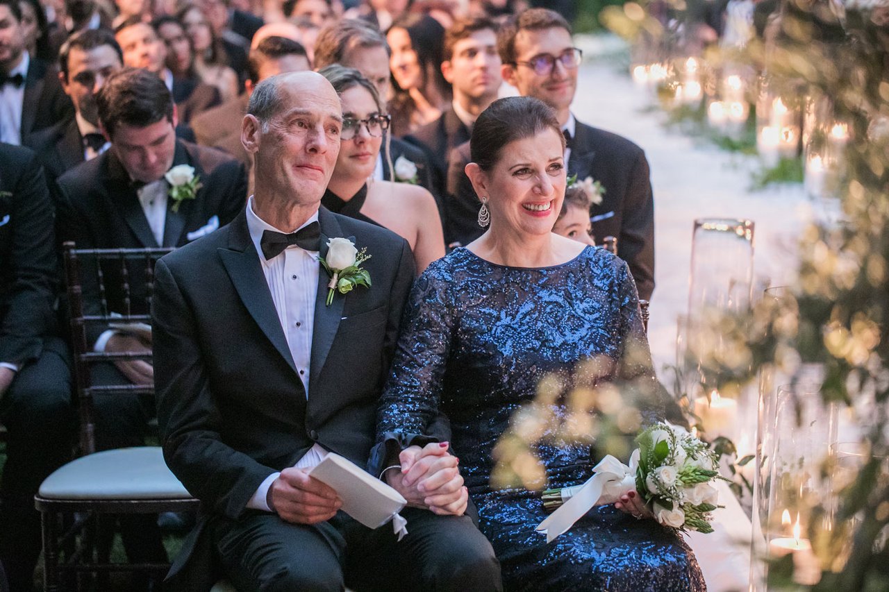 Mother & Father of Groom at Ceremony